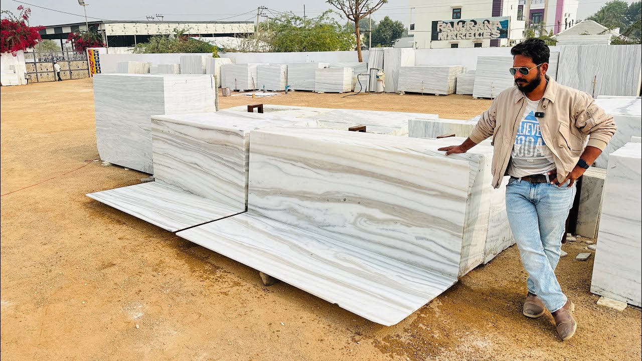 Makrana white brown Albeta marble. Indian albeta marble. Brown Albeta ...