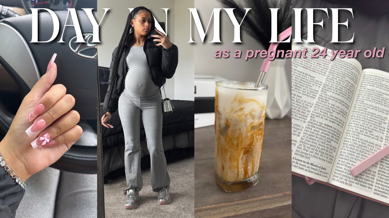 DAY IN MY LIFE as a pregnant 24 year old🎀 | self care, bible study ...