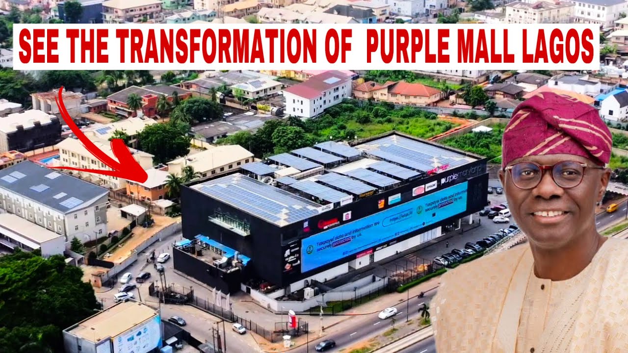 See The Transformation Of Largest Purple Mall In Lagos State - YouTube