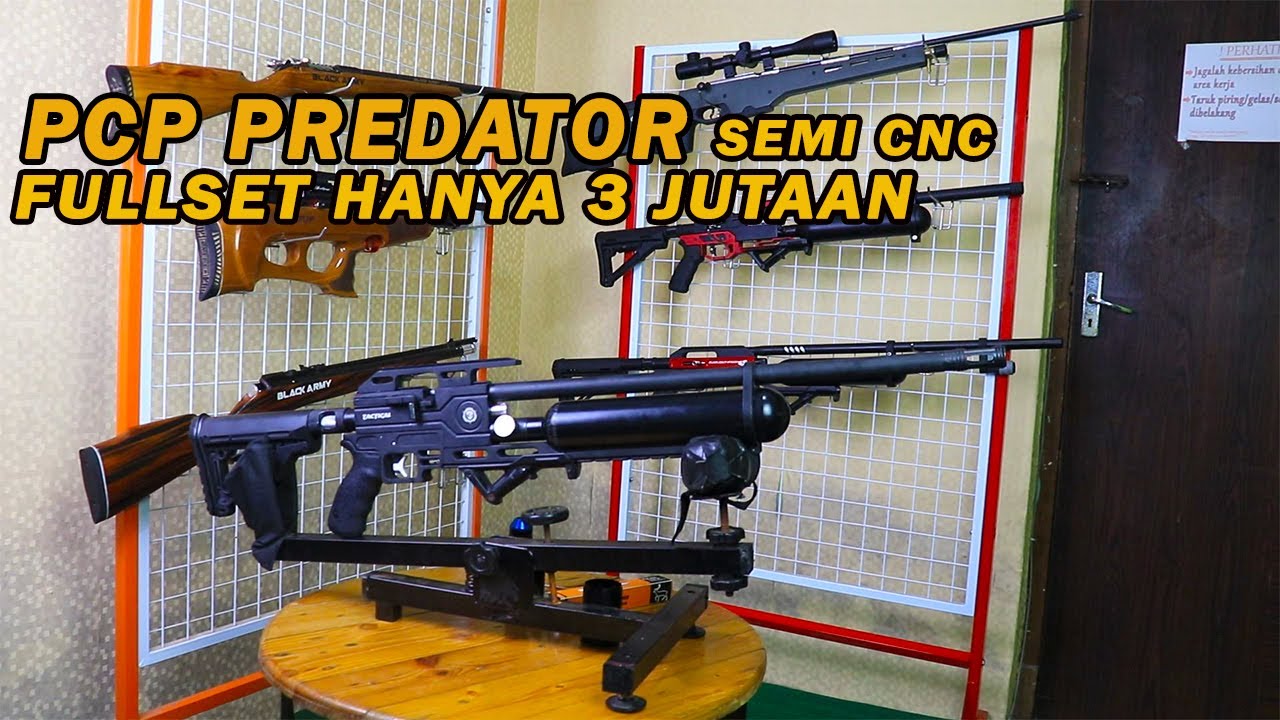 SENAPAN ANGIN PCP PREDATOR AIR GUN - JARAK AKURASI 30 METER - YouTube