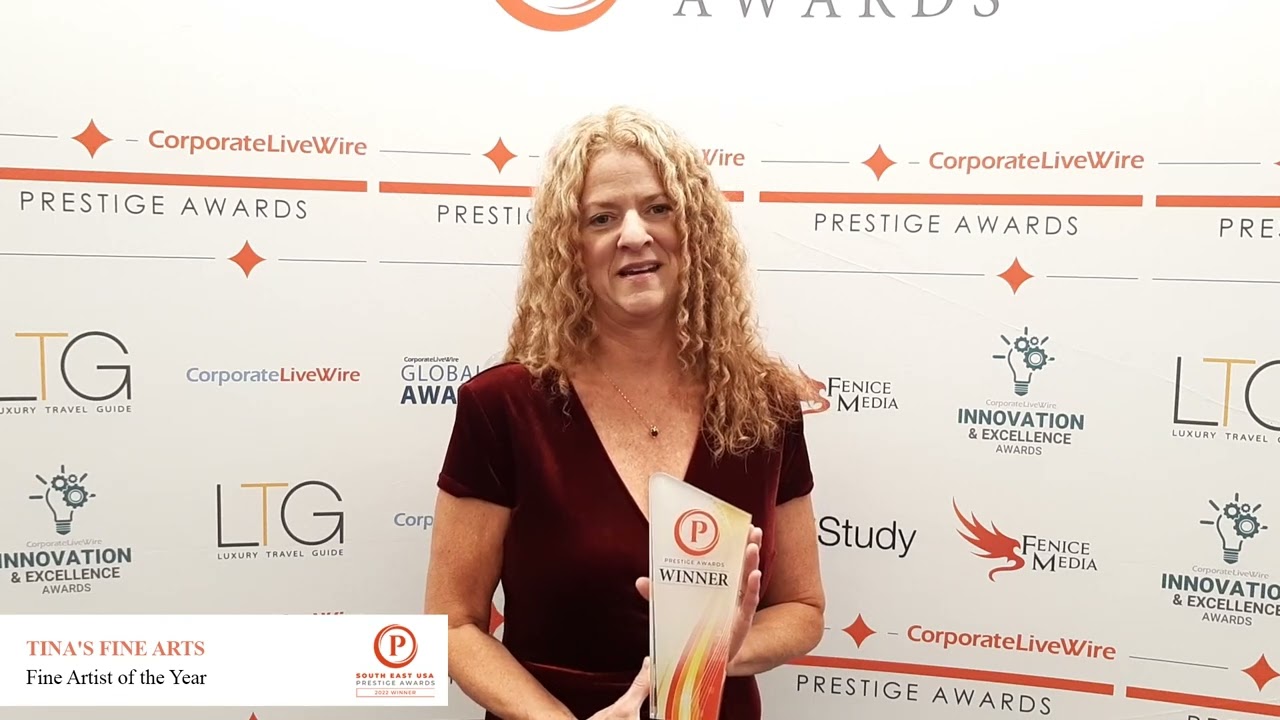 Tina's Fine Arts Wins Fine Artist of the Year - YouTube