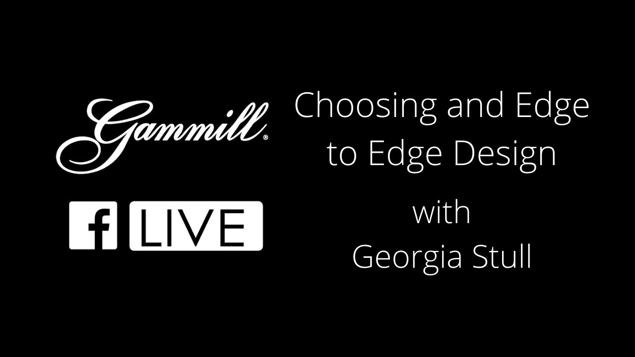 Choosing and Edge to Edge Design - YouTube