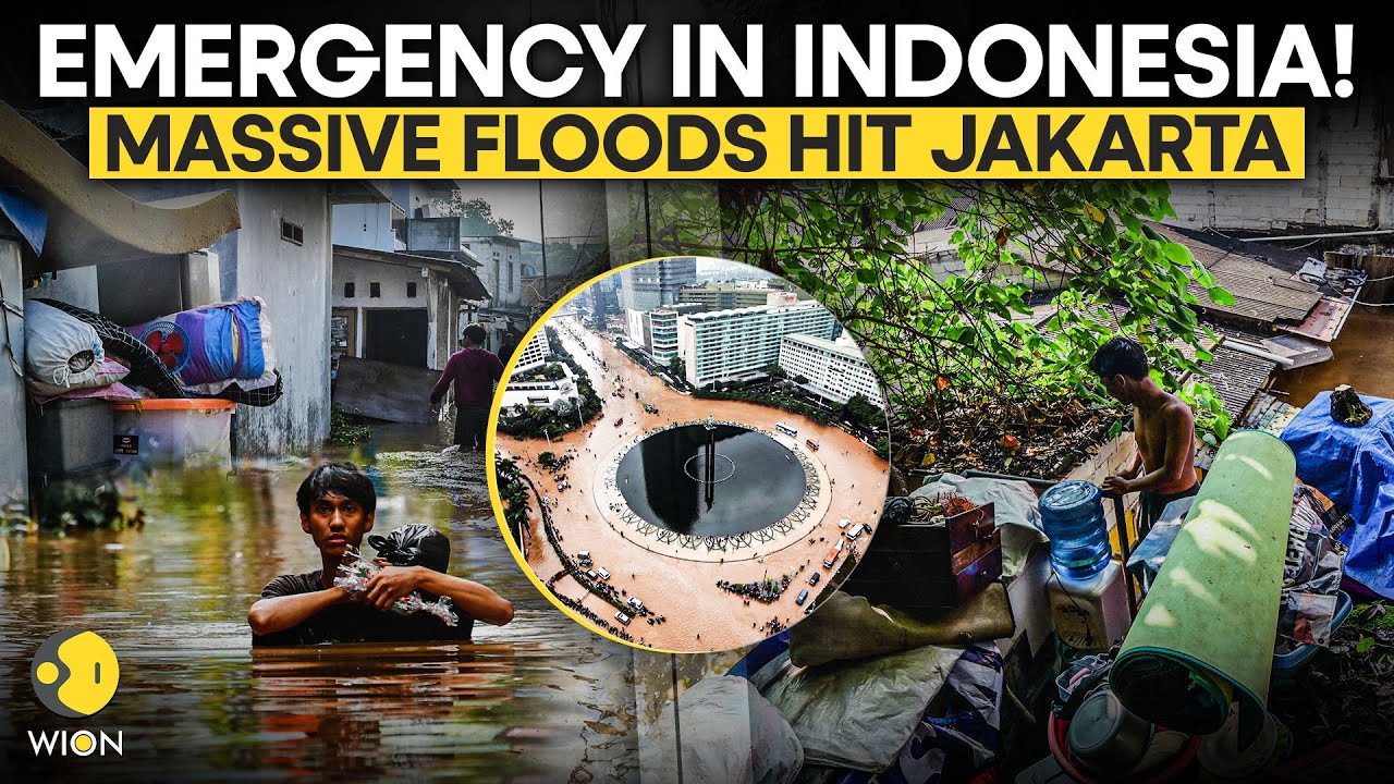 Indonesia Floods LIVE: Flooding Submerges Homes in Jakarta, Residents ...