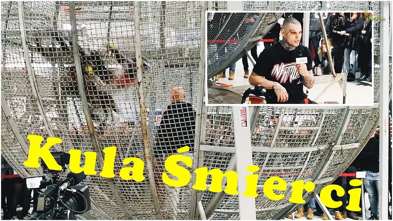 Kula Śmierci. Motorcycle Ball Of Death. Warsaw Motorcycle Show 2019 ...