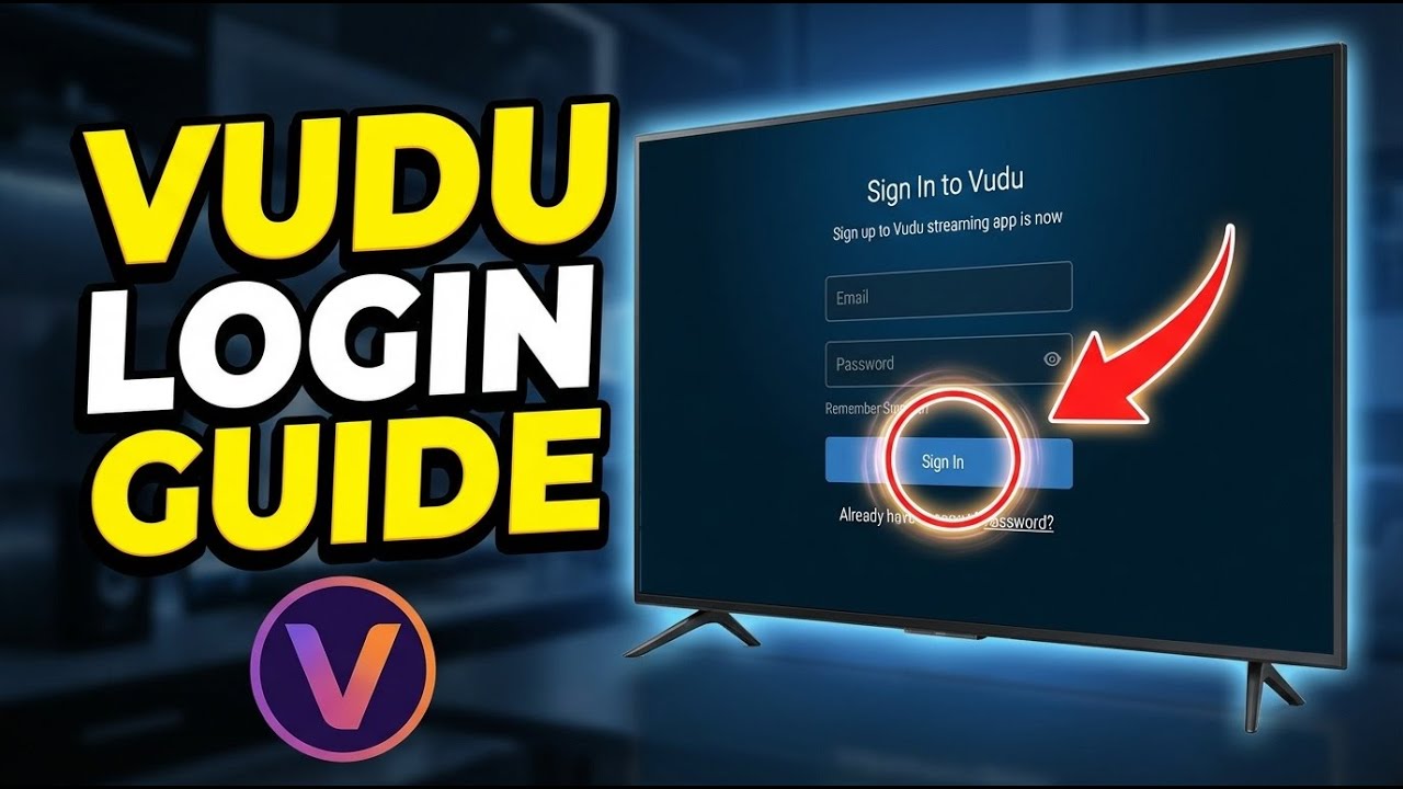 How to Login to Vudu - Step By Step - YouTube