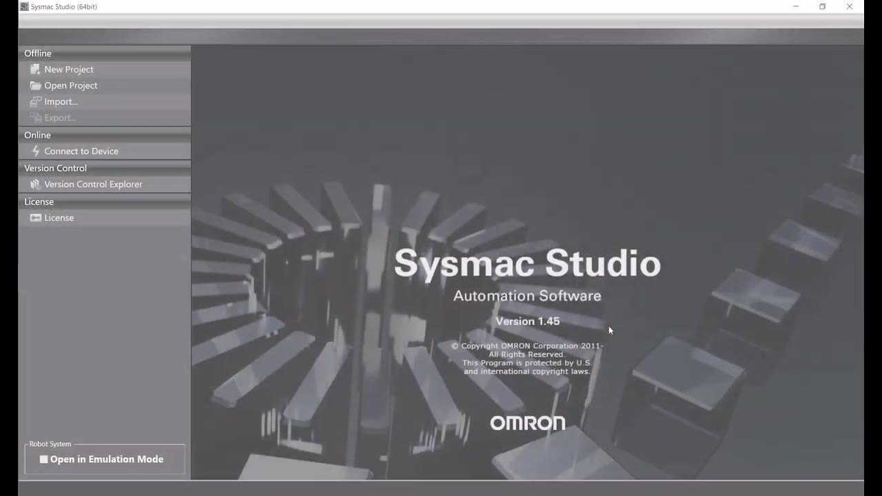 Creating a Project Using OMRON Sysmac Studio - YouTube