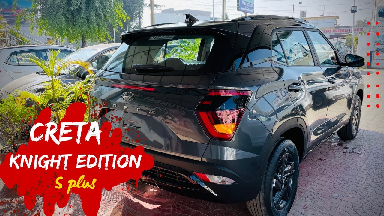 Sexiest Creta ever ️hyundai creta knight edition s plus-knight edition ...