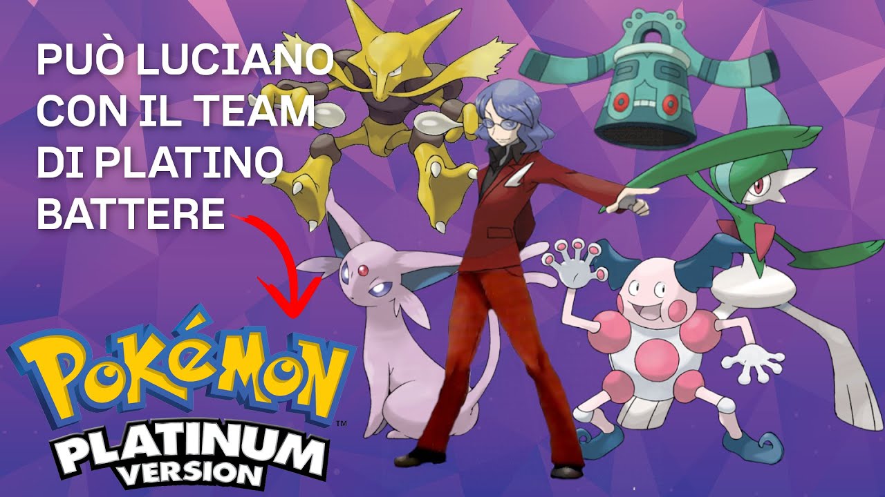 PUÒ LUCIANO SUPERQUATTRO BATTERE LA LEGA? - POKÉMON PLATINO - YouTube