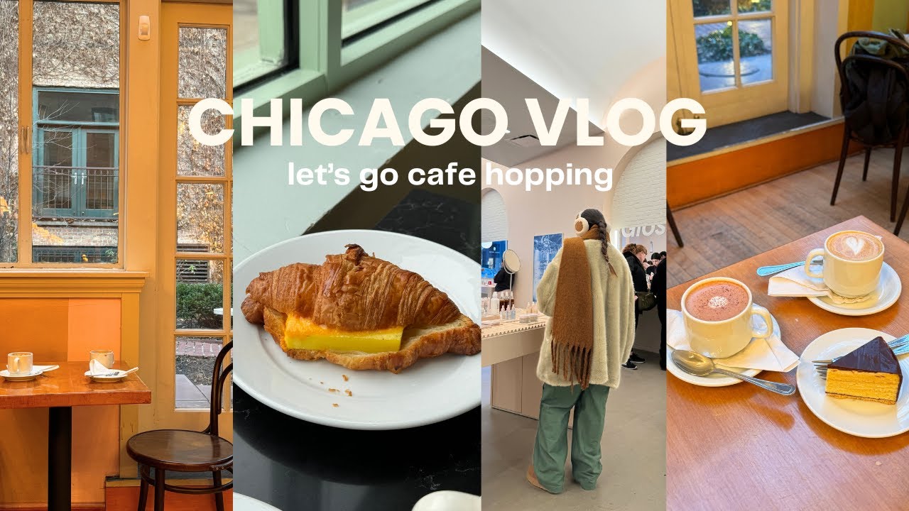 (daily vlog)｜cute cafe vlog and window shopping ☕️🌷｜I filmed with my ...