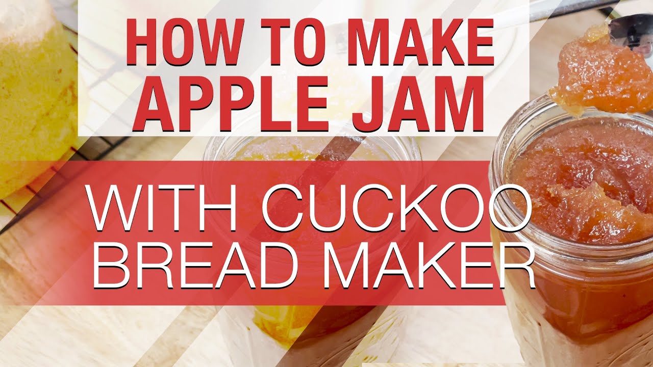 How to make APPLE JAM using Cuckoo Bread Maker/ 쿠쿠 제빵기로 쨈 만들기/한글자막 ...