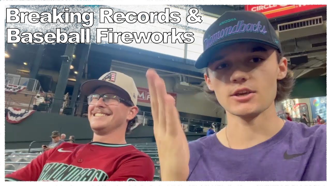 ⚾️ Baseball Fireworks Night and Breaking Records!!! 🎆 - YouTube