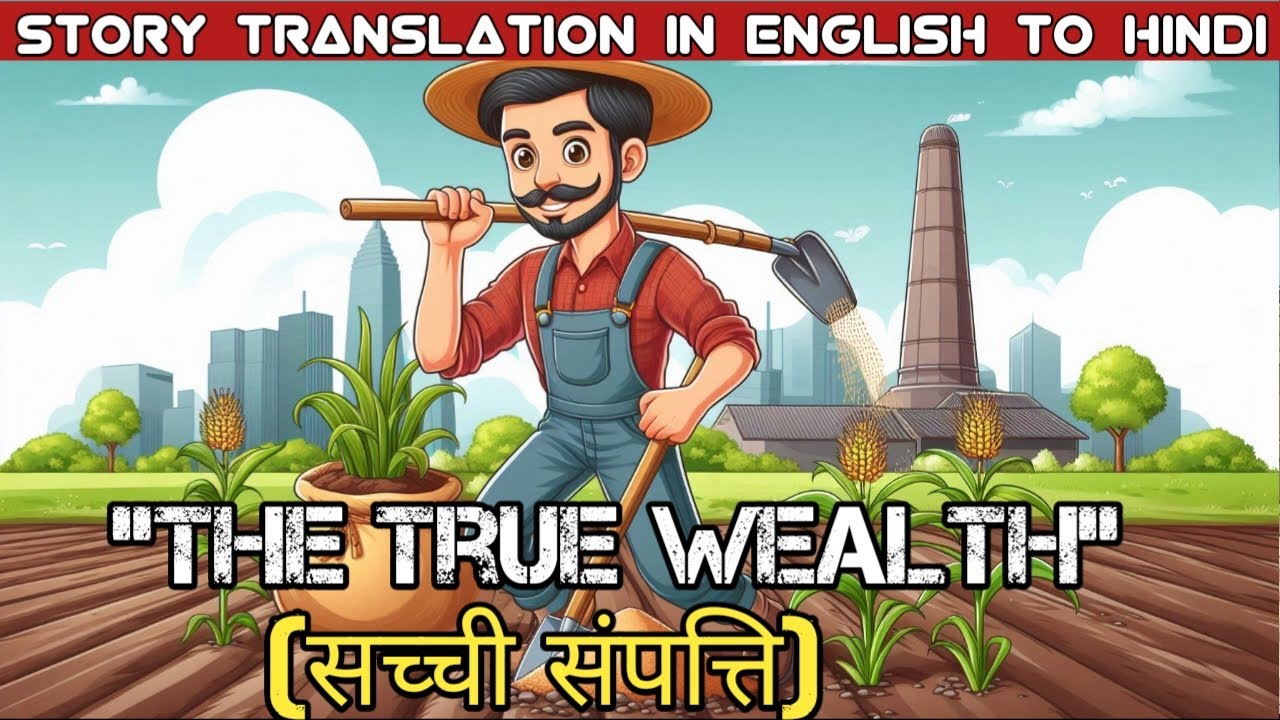 THE TRUE WEALTH STORY #7 TRANSLATION IN ENGLISH TO HINDI // Interesting ...