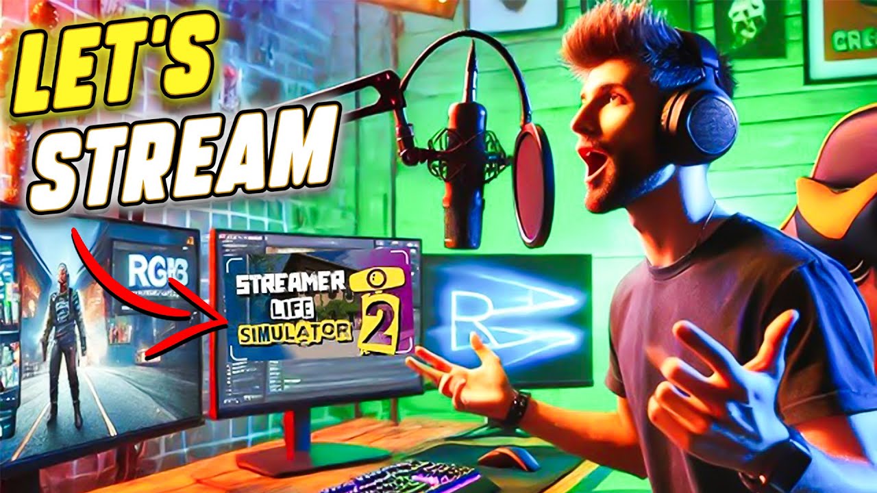 I Become A Streamer 😎| Life of Streamer 2 Simulator - YouTube