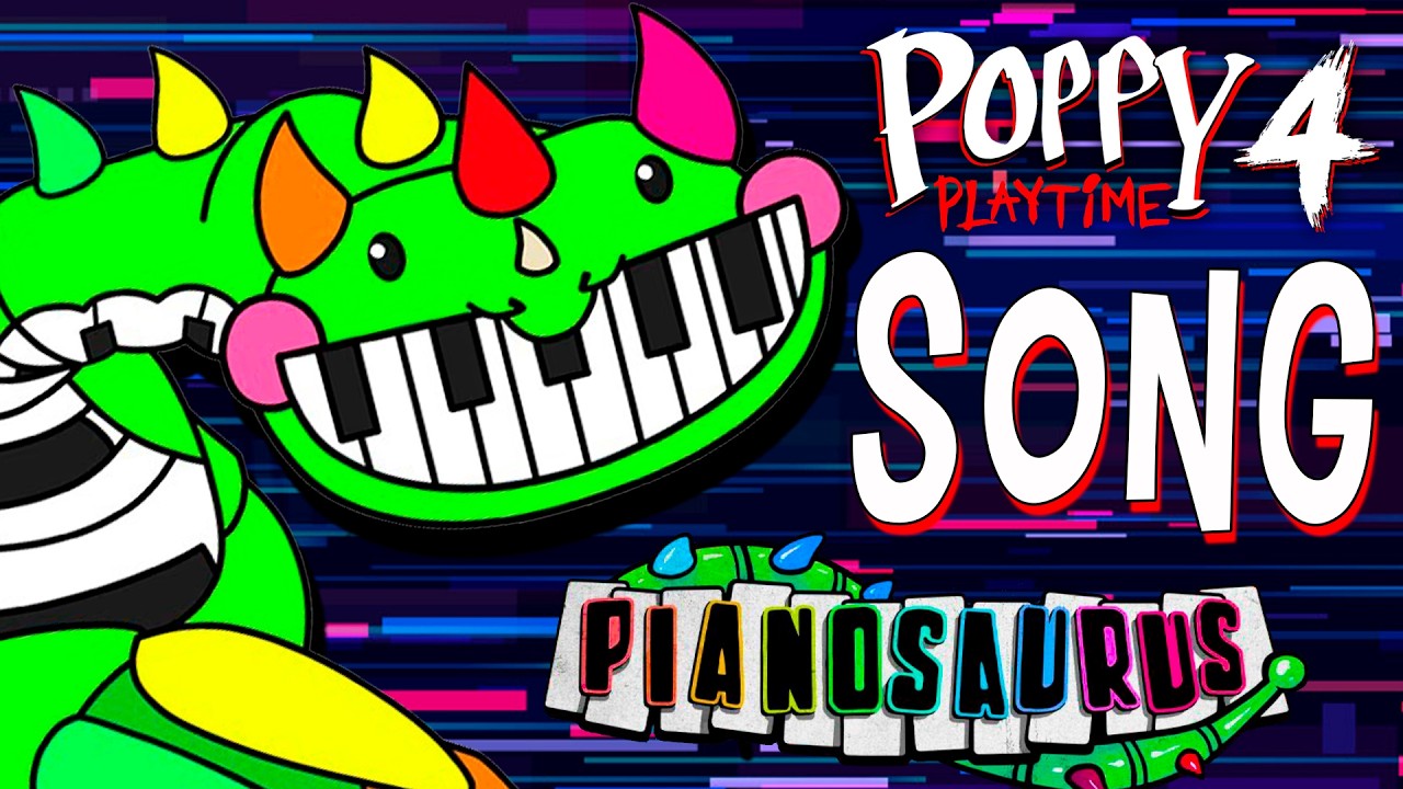 Poppy Playtime Chapter 4 - PIANOSAURUS Sad Story Song - YouTube