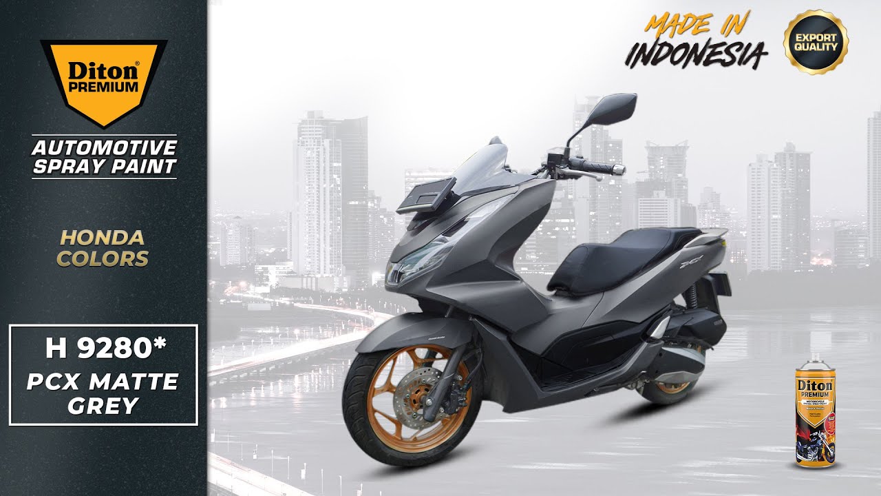 VIRAL WARNA PCX MATTE GREY H 9280* | DITON PREMIUM - YouTube