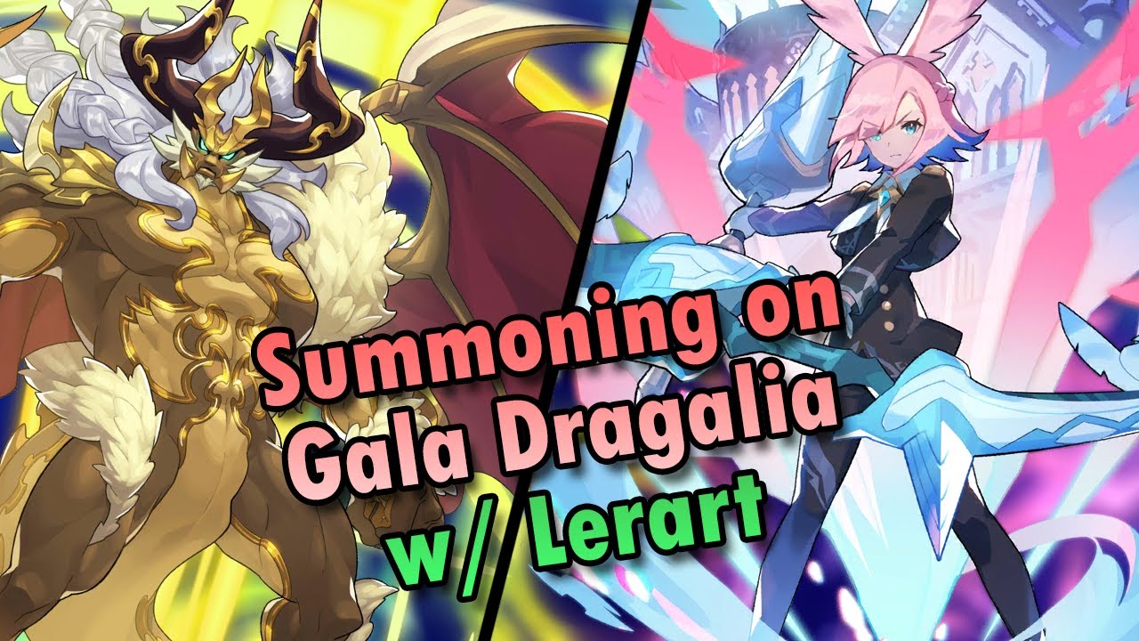 Summoning On Gala Dragalia for Thor & Pinon w/ Lerart + Summoning ...