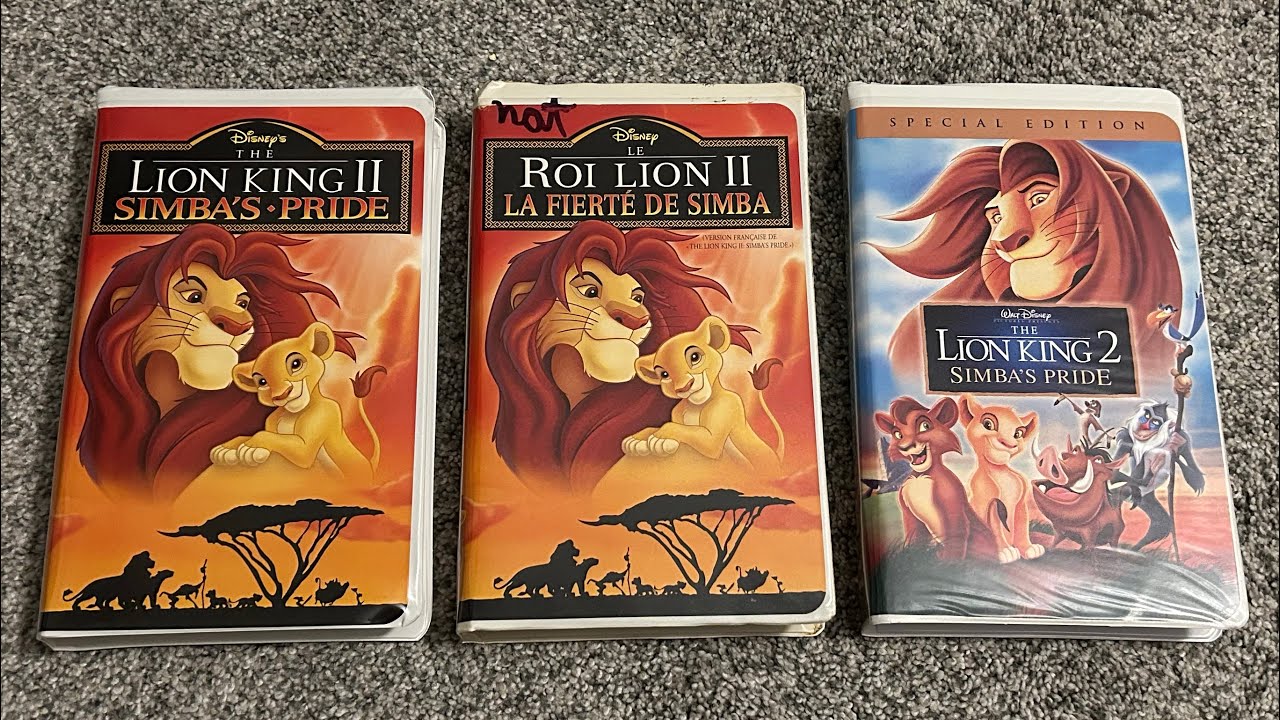 The Lion King 2: Simba’s Pride (1998) VHS Overview (2025 Edition) - YouTube
