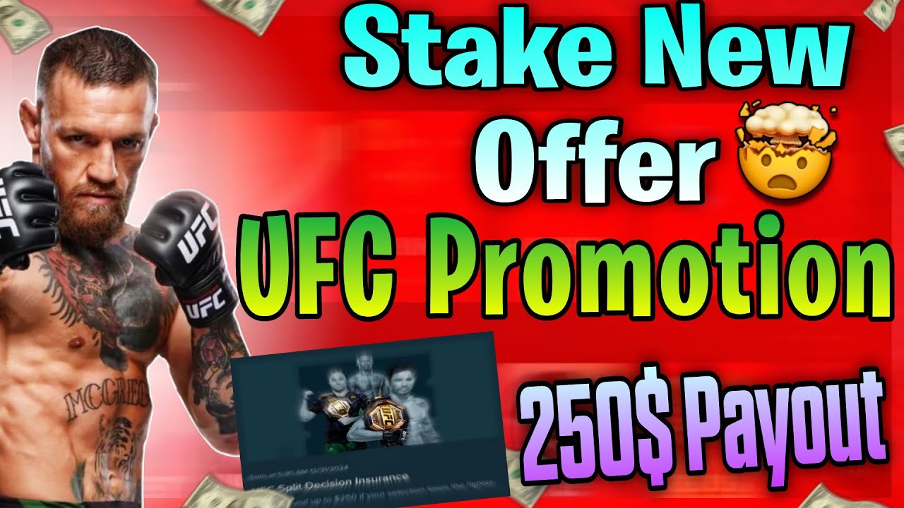 STAKE UFC🔥 SPLIT DECISION PAYOUT | NEW UPDATE EXPLAINED | STAKE CRICKET ...