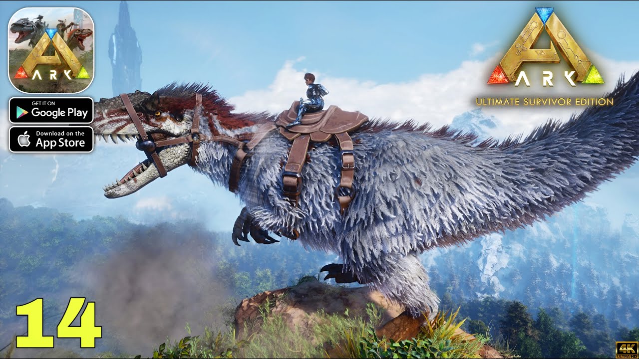 ARK: Ultimate Mobile Edition (Snapdragon 870) Max Graphics Gameplay ...