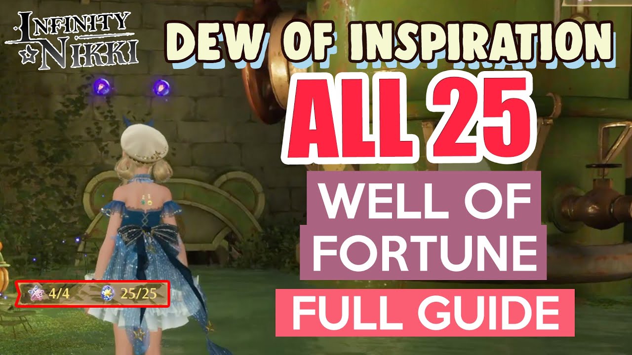 How to: All Well of Fortune Dew of Inspiration 25/25 FULL GUIDE ...