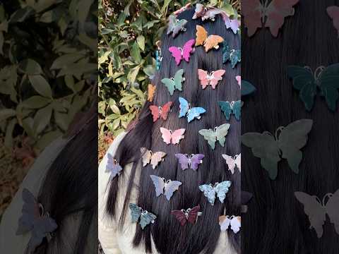 $3 crystal butterfly hair clips😍🦋 #crystalfactory #crystalwholesaler #crystaljewelry