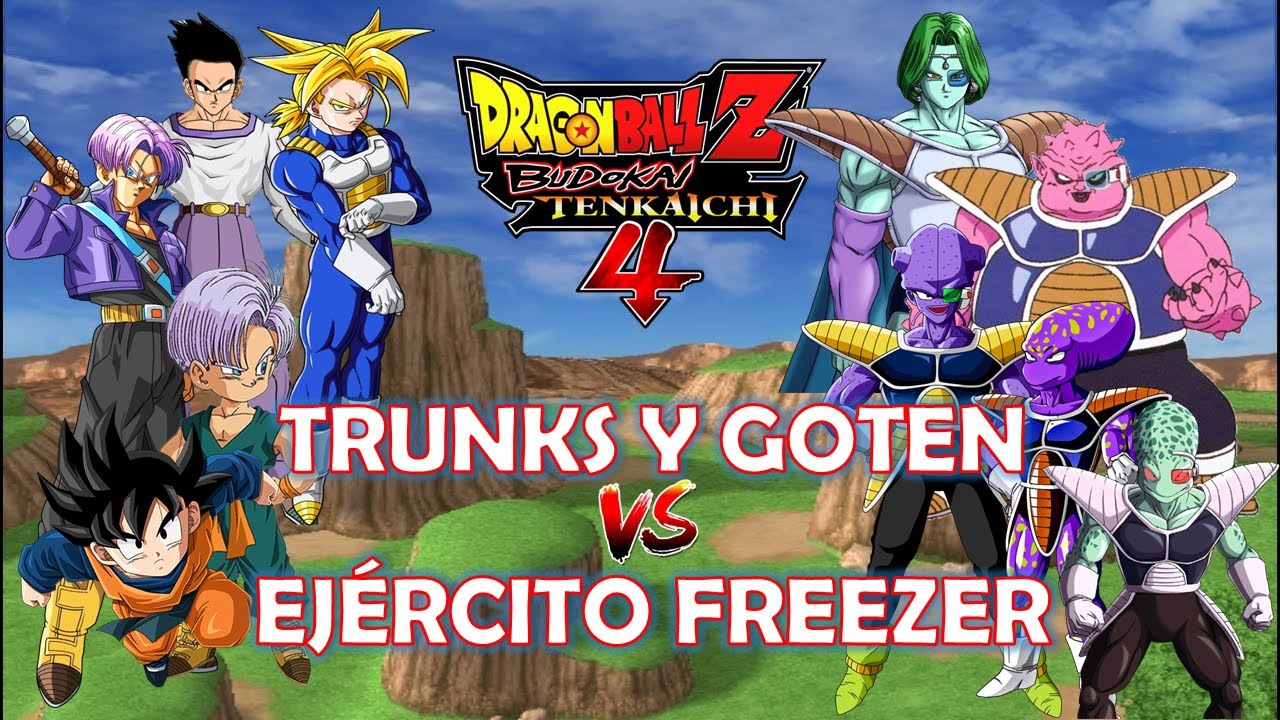 DBZ BT4: Equipo Trunks y Goten vs Ejercito de Freezer - Budokai ...