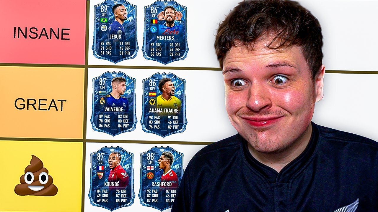 RANKING EVERY VERSUS CARD ON FIFA 22! (Ice Version) | FUT VERSUS Fire ...