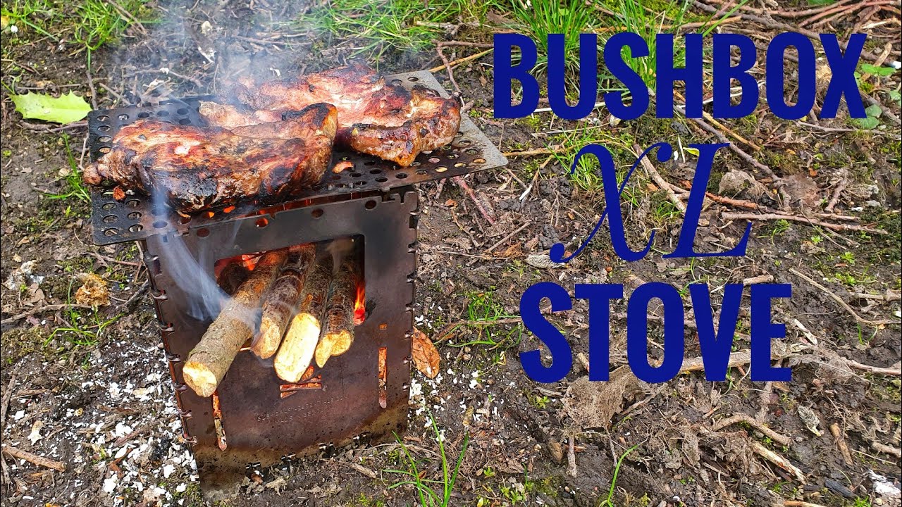 Cooking Massive pieces of bacon on my bushbox xl stove, Outdoor ...