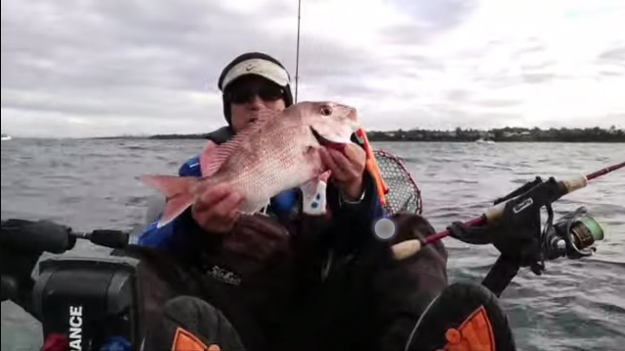 snapper kayak fishing - YouTube