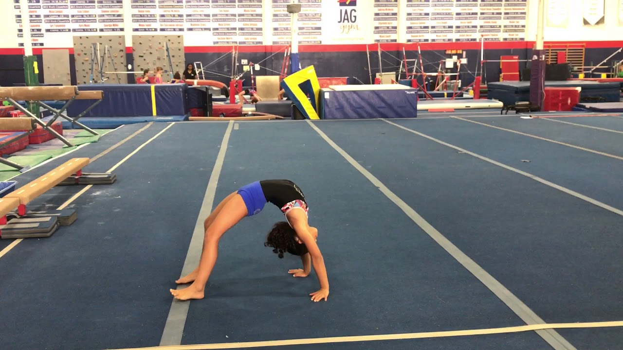 Backbend Kickover (Red Floor) - YouTube