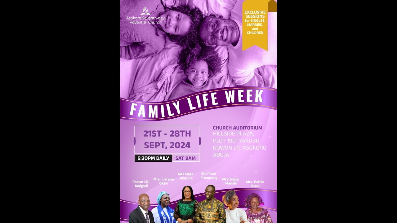 Family Life Week | Day 4 | September 24, 2024 - YouTube