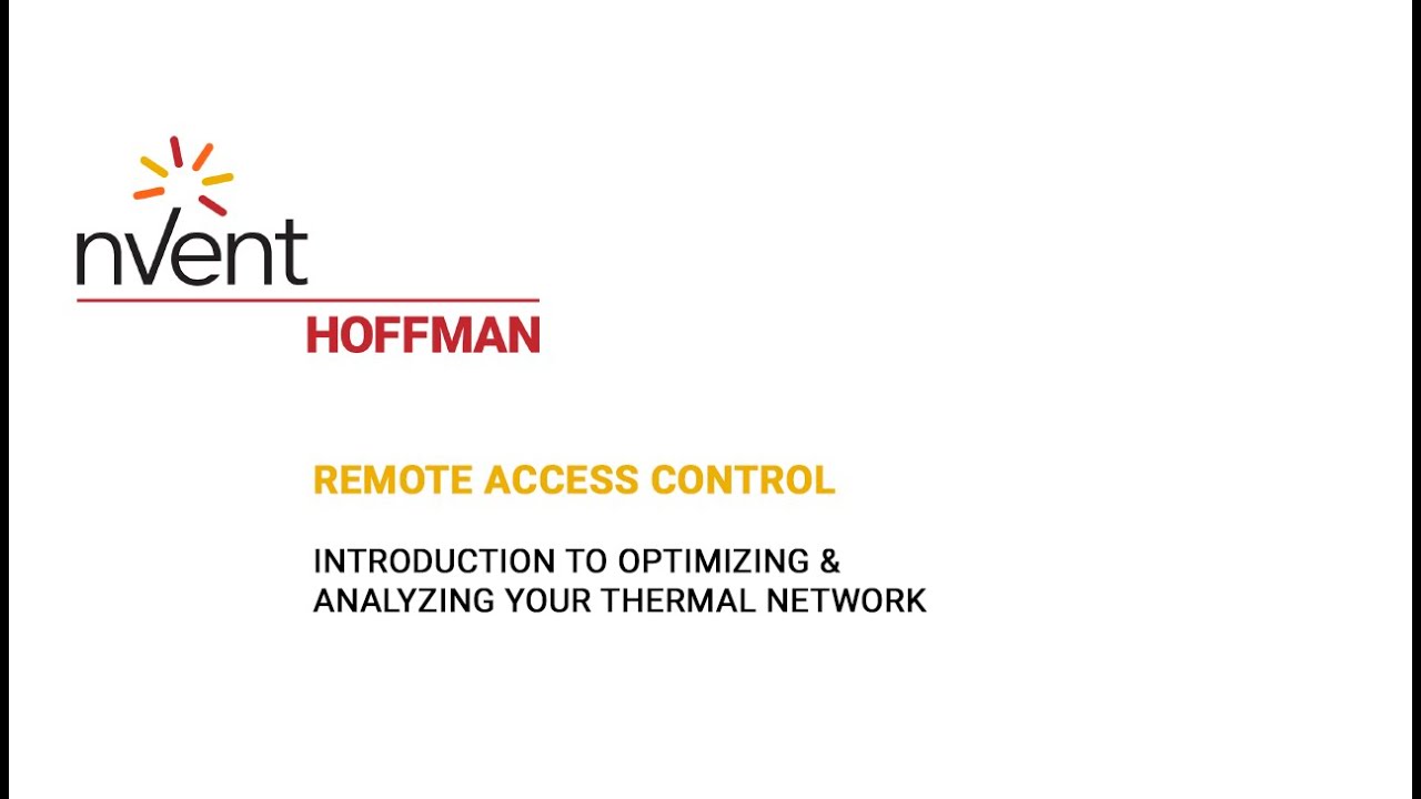 How to Use HOFFMAN's Remote Access Control - RAC Walkthrough | nVent ...