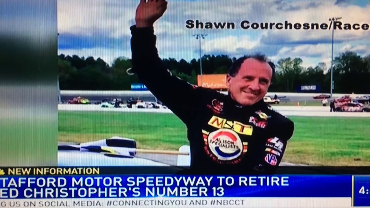 Stafford Motor Speedway will retire Ted Christopher's #13. - YouTube