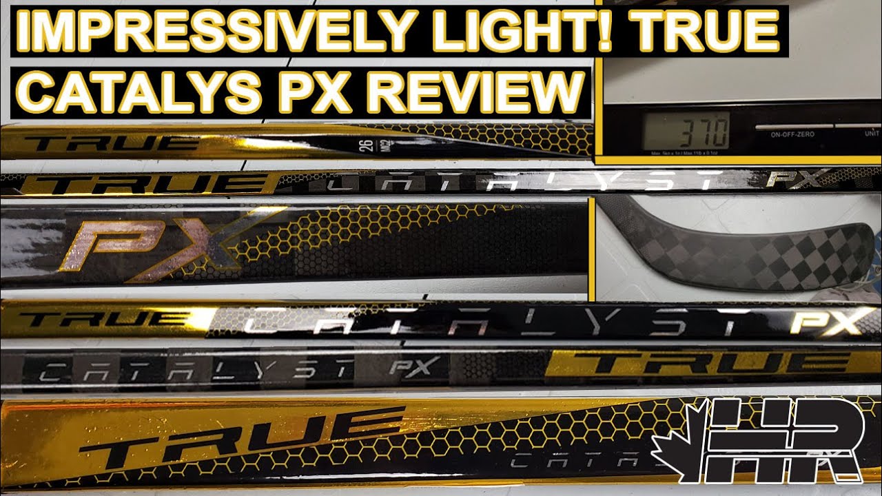Impressively light! True Catalyst PX hockey stick Snap Shot Review ...