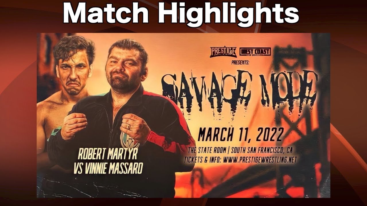 Vinnie Massaro vs Robert Martyr at West Coast Pro Wrestling - Match ...