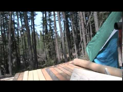 How to Build a Cabin (Trapping Cabin) - Part 6 - YouTube