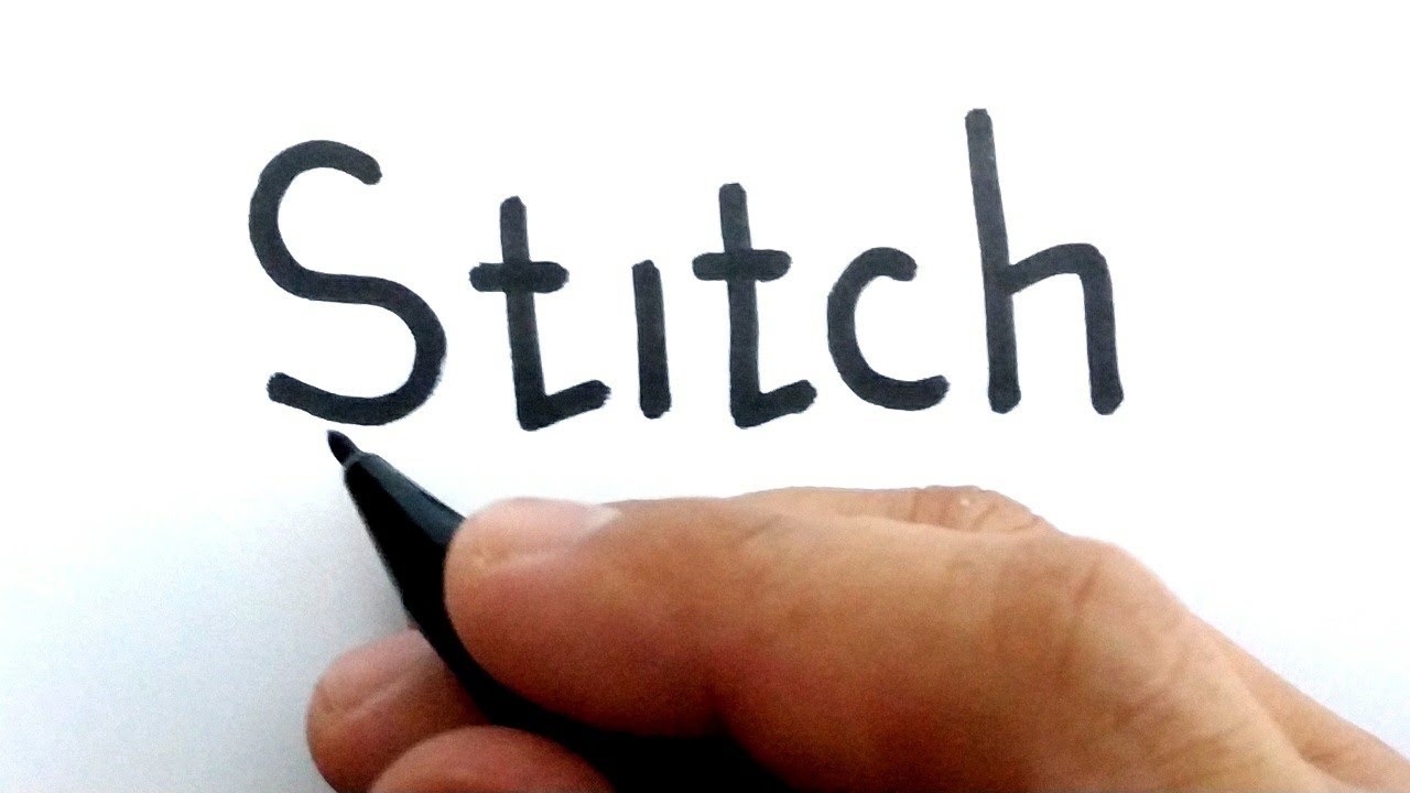VERY EASY How To Turn Words STITCH Into Stitch From Lilo And Stitch very-easy-how-to-turn-words-stitch-into-stitch-from-lilo-and-stitch