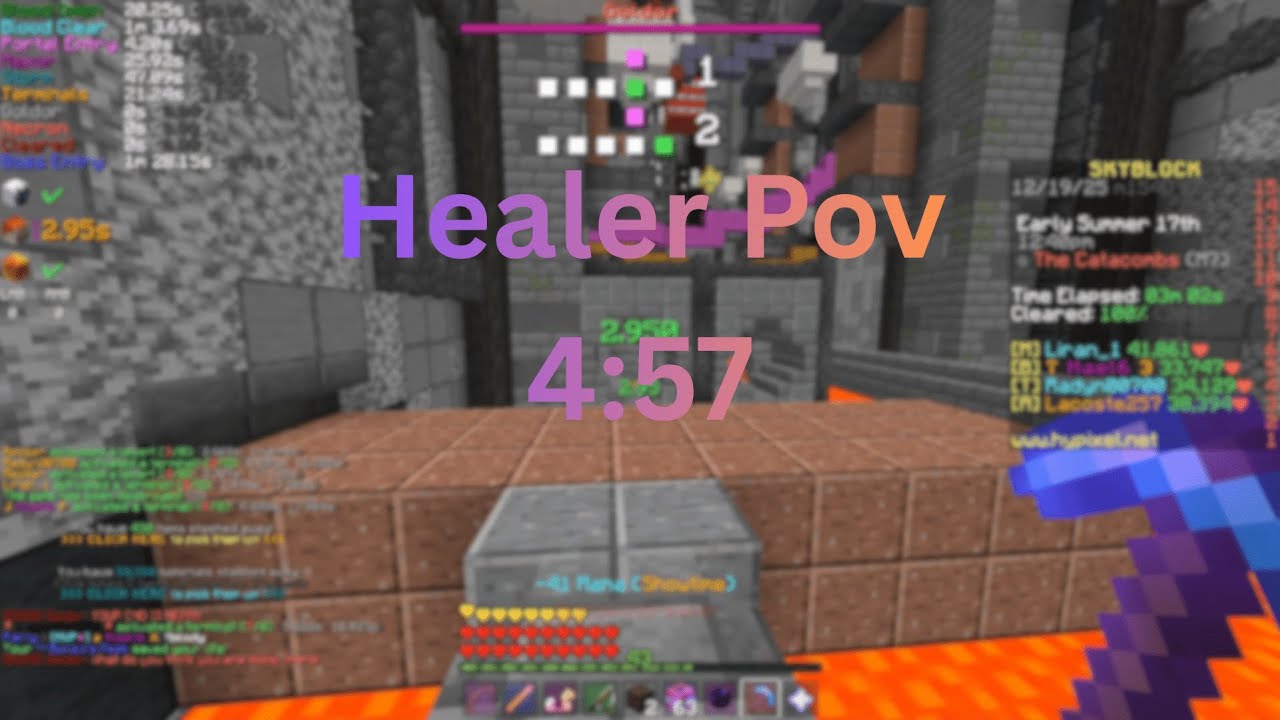 M7 Healer POV 4:57 | HYPIXEL SKYBLOCK - YouTube
