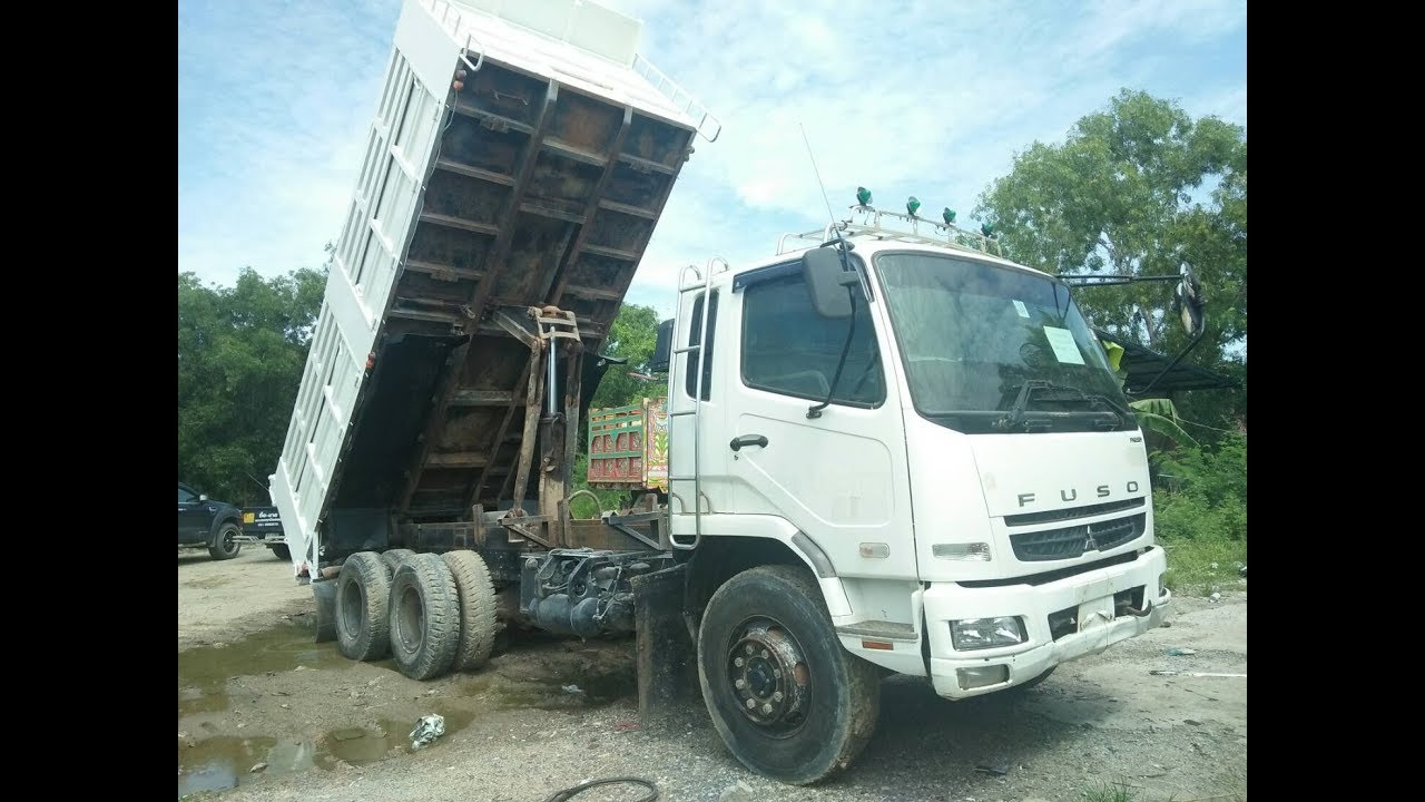 รถสิบล้อดั้มพ์ ปี56 FUSO 240 KUM.EP16 - YouTube