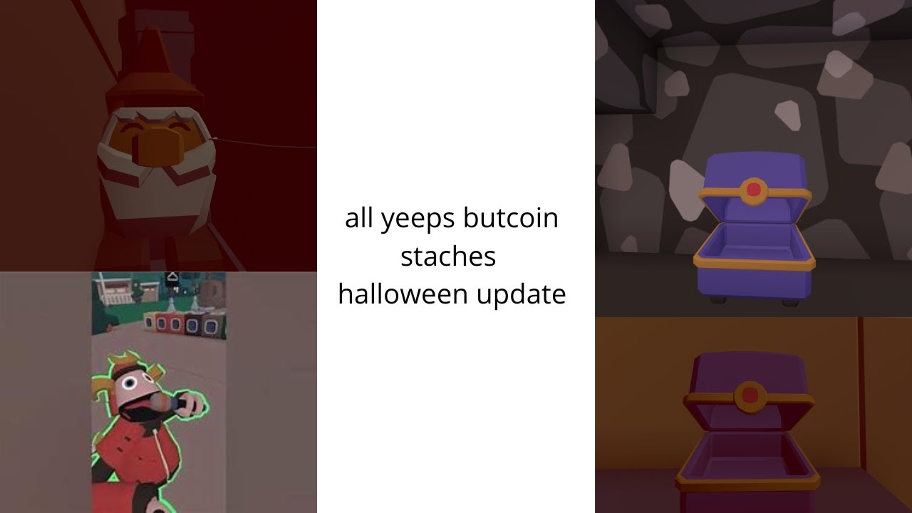 all yeeps butcoins staches halloween update - YouTube