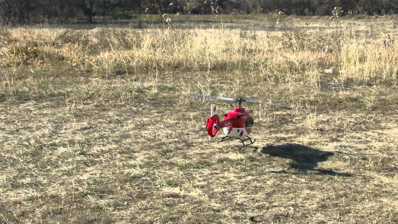 Trex 500 FBL Fuselaj EC-135 - YouTube