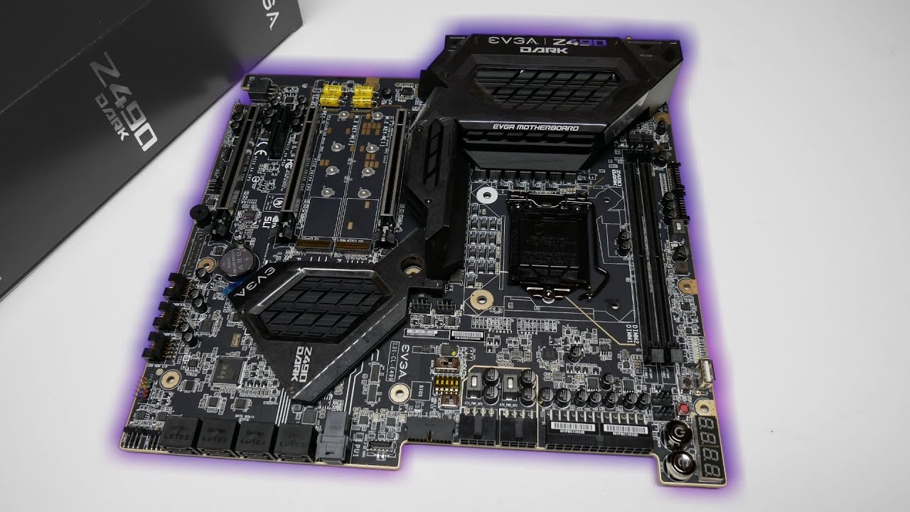 EVGA Z490 DARK/DARK K|NGP|N - Unboxing & Overview - YouTube