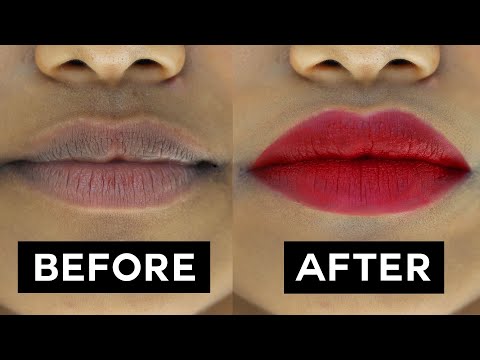 So tragen Sie Lippenstift als Anfänger auf • Tipps für pigmentierte Lippen, dünne Lippen und troc...