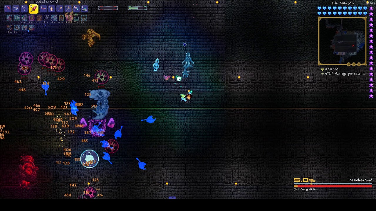 Terraria Calamity Mod: Rev Defiled Ceaseless Void Nohit - YouTube