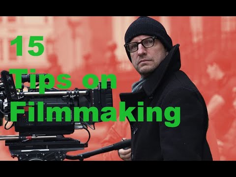 15 Tips on Filmmaking : STEVEN SODERBERGH - YouTube