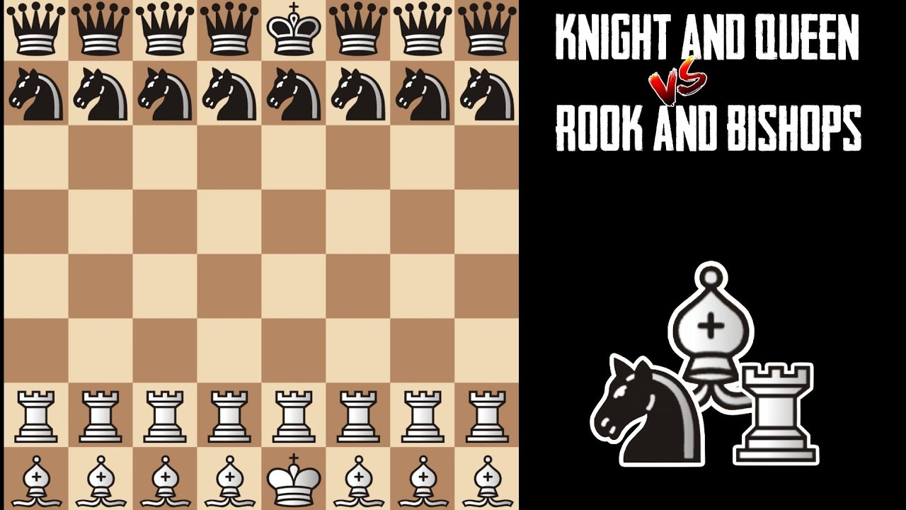 KNIGHT + QUEEN VS ROOK + BISHOPS || WHICH IS MORE POWERFUL - YouTube