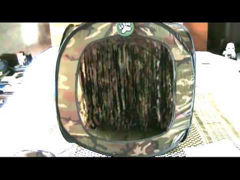 Airsoft target portable bb trap tent review and test - YouTube