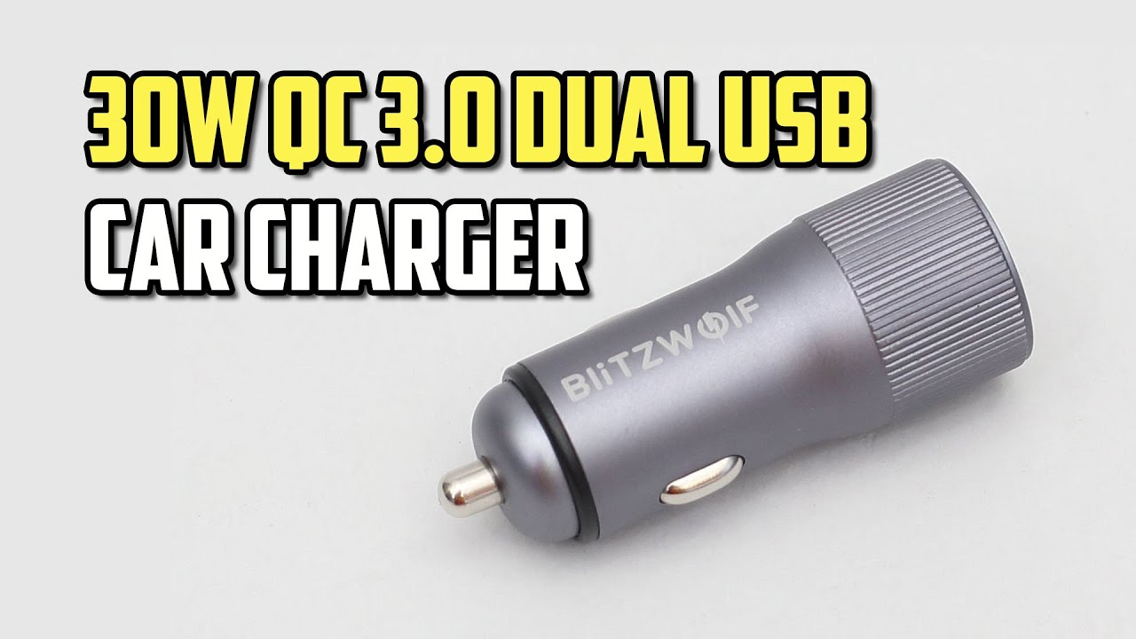Best Budget 30W Quick Charge 3.0 Dual USB Ports Fast Car Charger ...