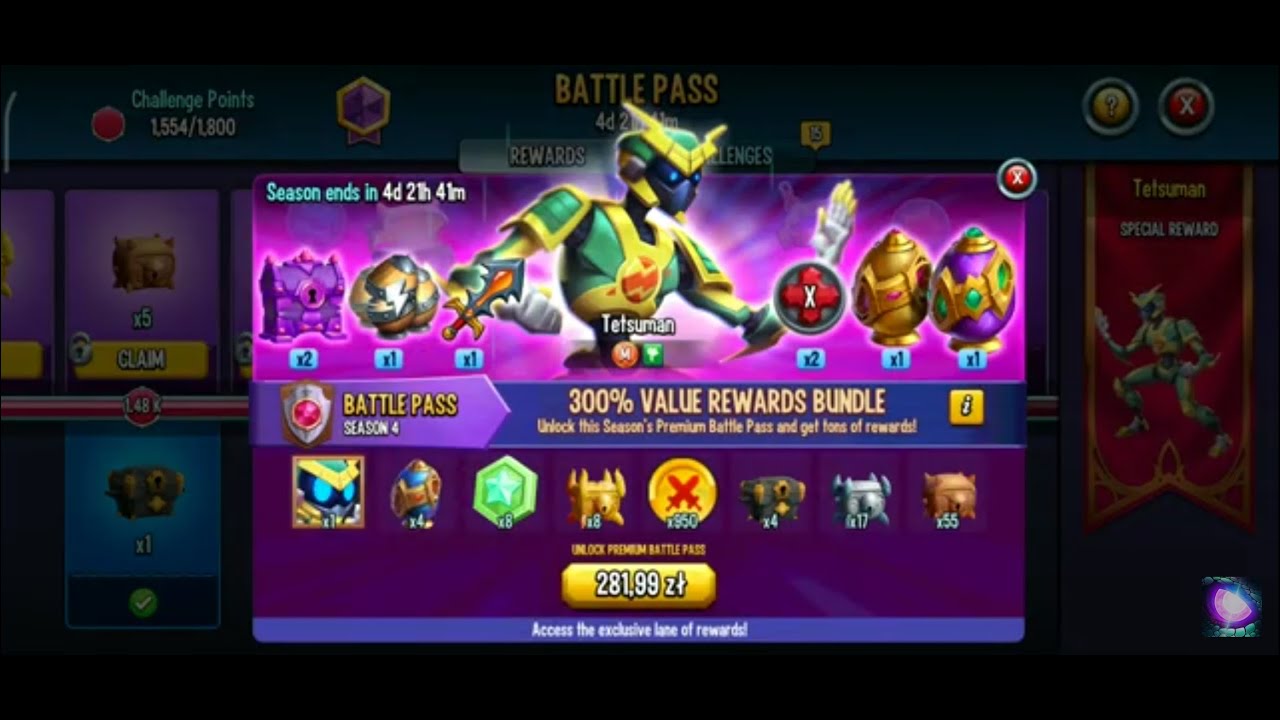 Monster legends Battle pass - YouTube
