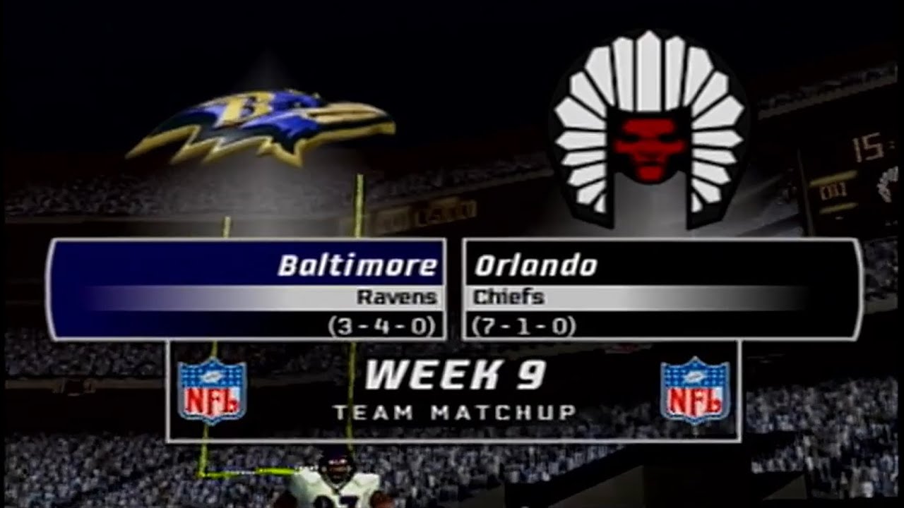 Monday Night Football: Baltimore Ravens @ Orlando Chiefs (Week 9) (2021 ...